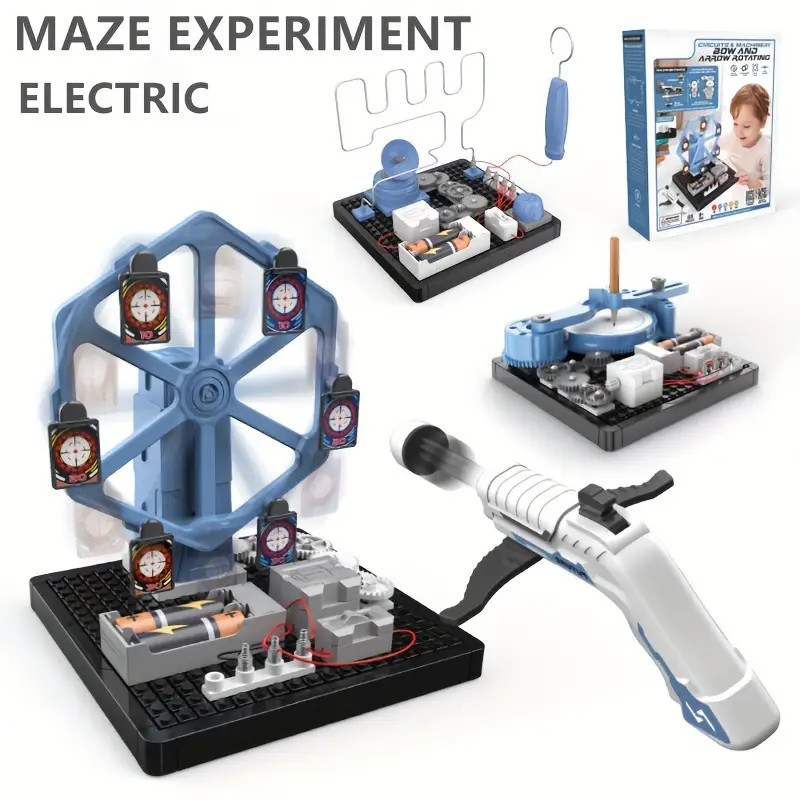 DIY Circuit Mechanical Set, STEM Educational Toy, 3 Variations ...