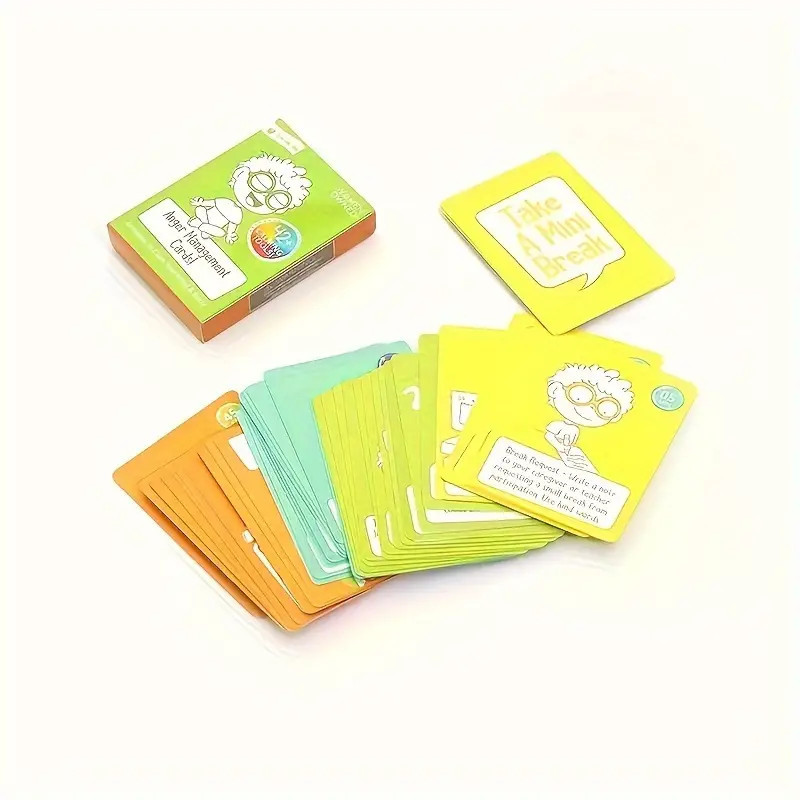 Anger Management Exercise Cards: 42+ Emotion Control Tools, Family ...