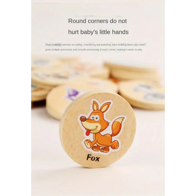 Memory boosting Wooden Puzzle game, Concentration Training Toy