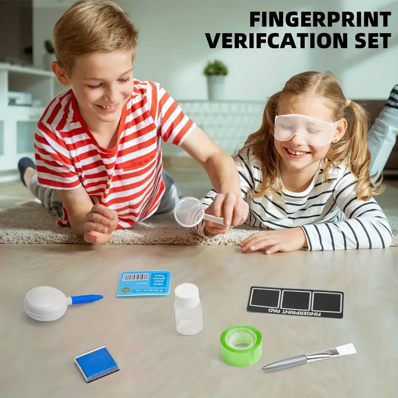 Be a Spy- Fingerprint Exploration Kit: STEM DIY Science Toy for Hands ...