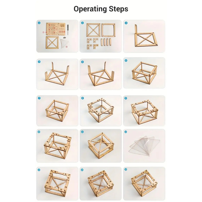 3d Holographic Projector Kit Diy Science Experiment