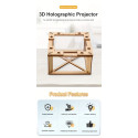 3D Holographic Projector Kit - DIY Science Experiment