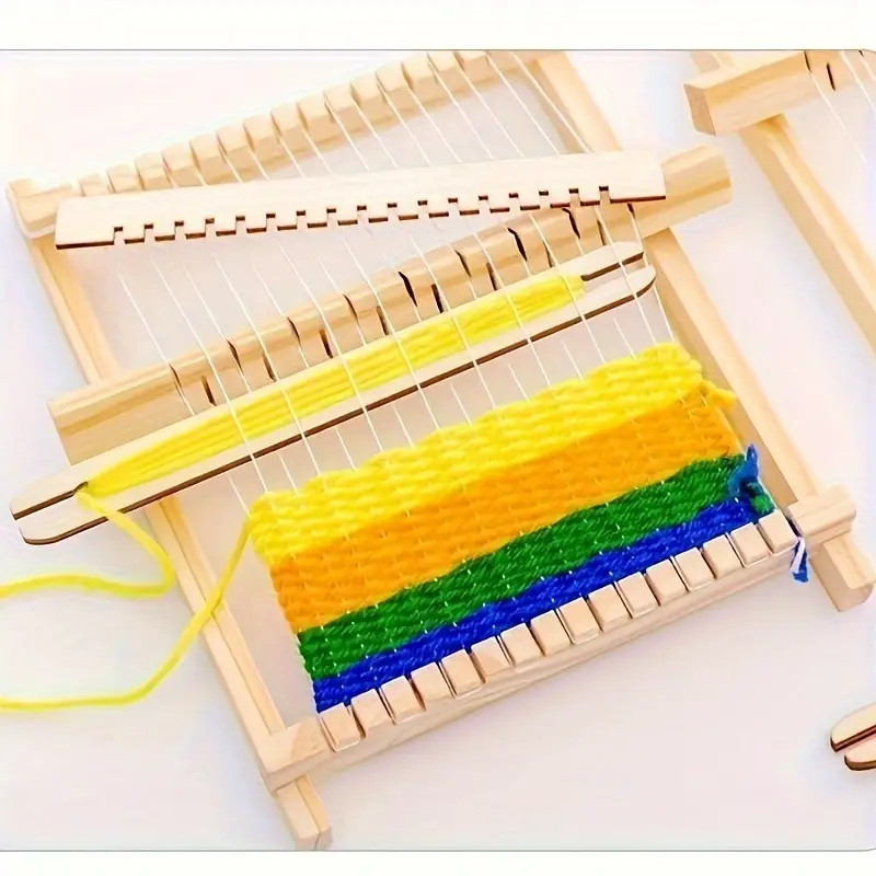 Mini Weaving Machine, DIY Hand- Knitting Machine - Create your own Cute ...