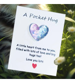 Heart-Shaped Pocket Hug Cards with Lovely Notes | Thoughtful Keepsake ...